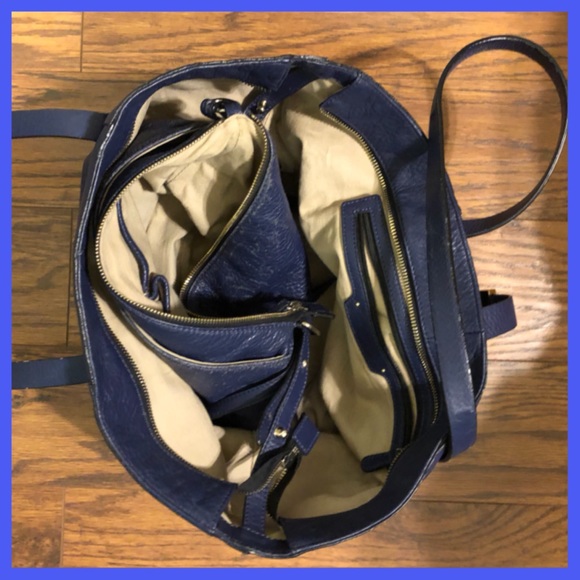 Halogen | Bags | Deep Blue 2piece Halogen Bag | Poshmark
